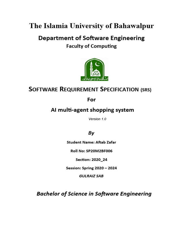 SRS_Dept_SE_Template | PDF | Sales | Online Shopping