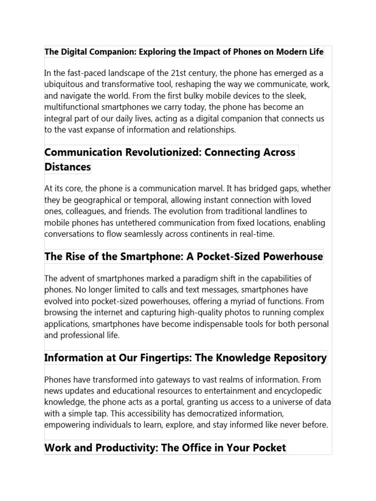 Phone | PDF | Telephone | Smartphone