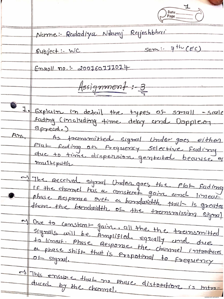 DSP Assignment - 3 | PDF