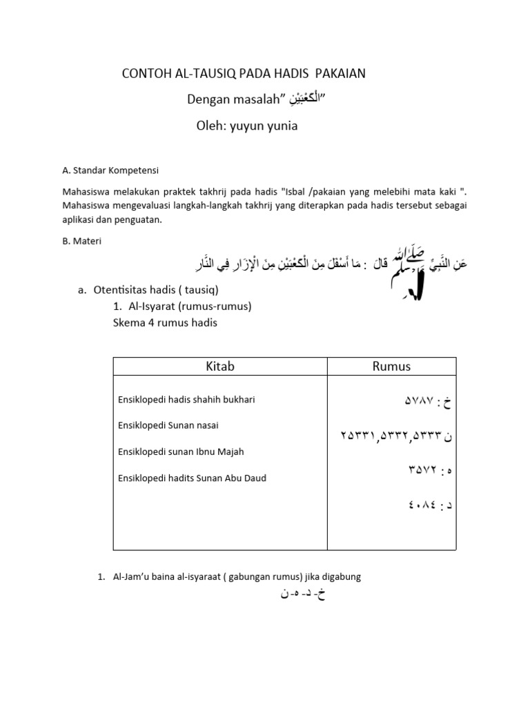 takhrij hadits 2 | PDF takhrij hadits 2 | PDF