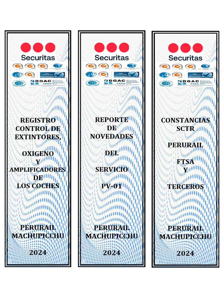 Lomos de Archivadores Garita 1 2024 | PDF