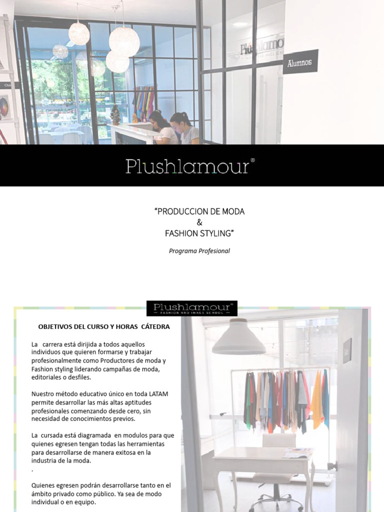 Programa Profesionalok Produccion de Moda y Fashion Styling 12cl2024 Comprimido | PDF | Marca ...