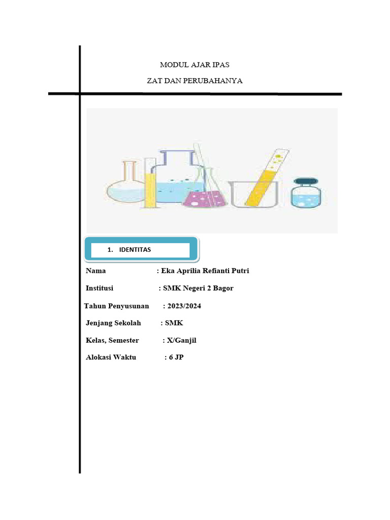 Modul Ajar Ipas Kelas X Eka Aprilia R.P | PDF