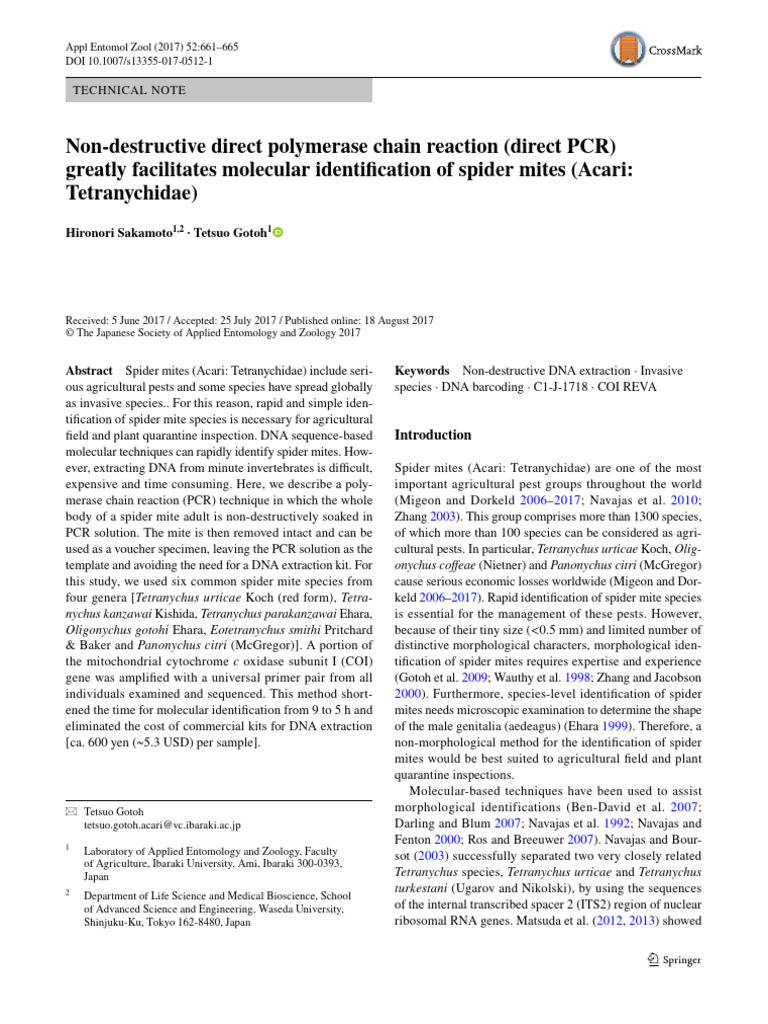 Direct PCR 4 | PDF | Polymerase Chain Reaction | Macromolecules