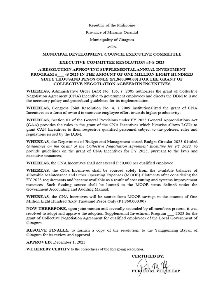 Execom CNA DRAFT | PDF | Government | Economies