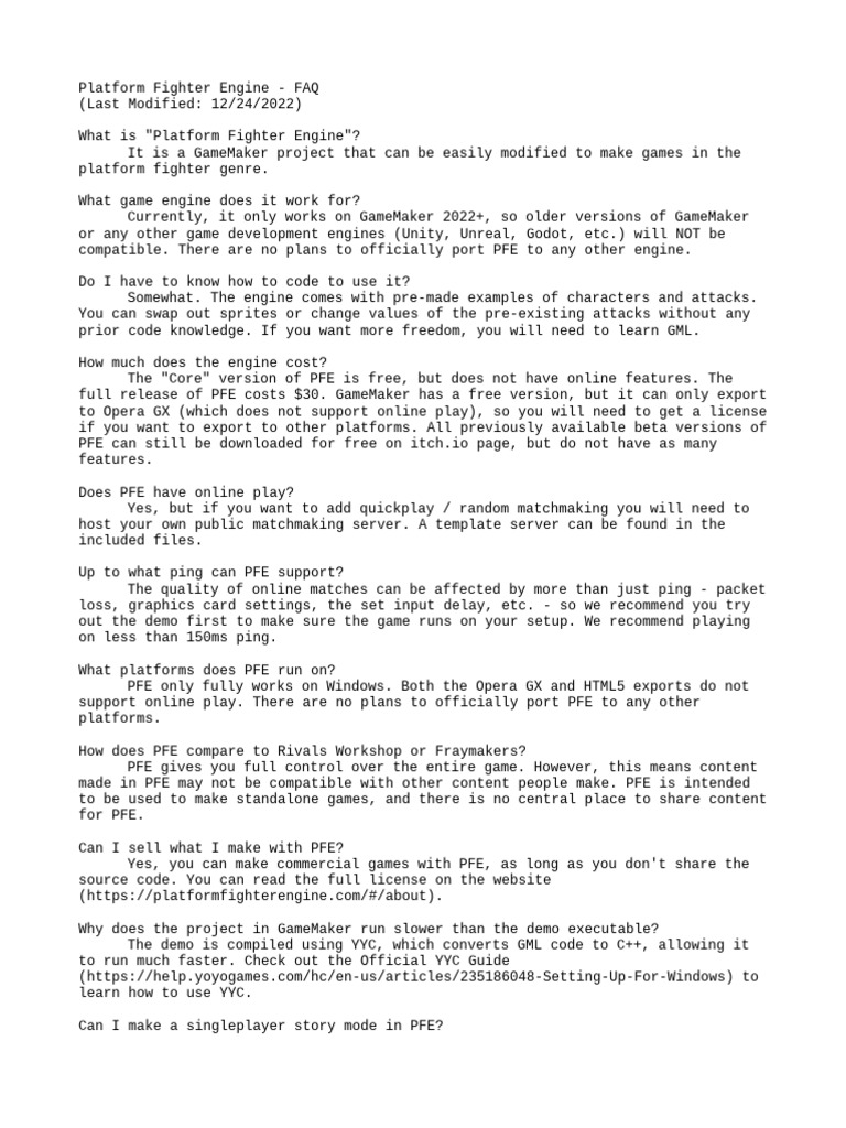 PFE FAQ | PDF | Software | Operating System Families