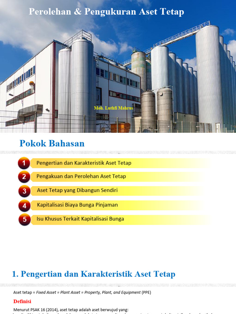 Pertemuan 11 Perolehan Aset Tetap | PDF