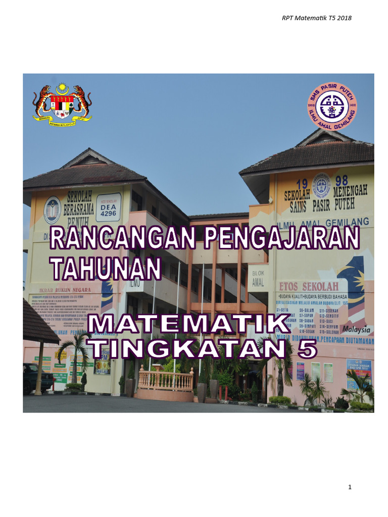 Rpt Maths Form 5 | PDF