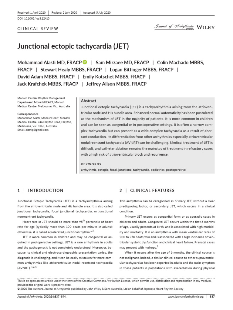 JET2 | PDF | Heart | Cardiovascular System
