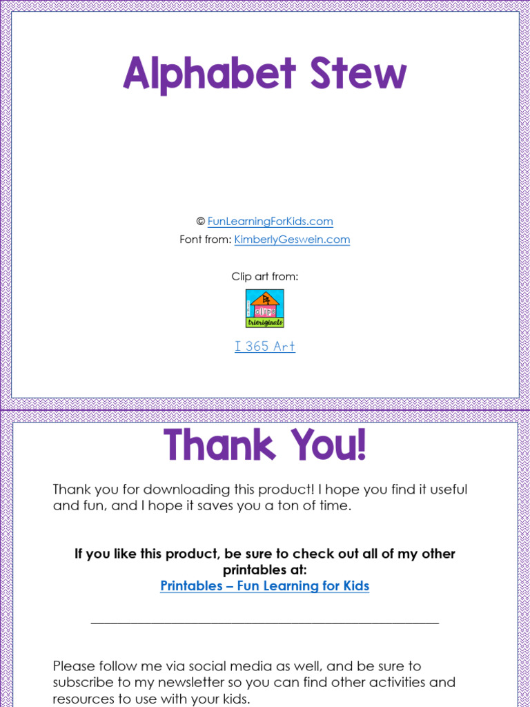 Alphabet Stew Letter Recognition Mats-1 | PDF | Letter Case | Computer ...