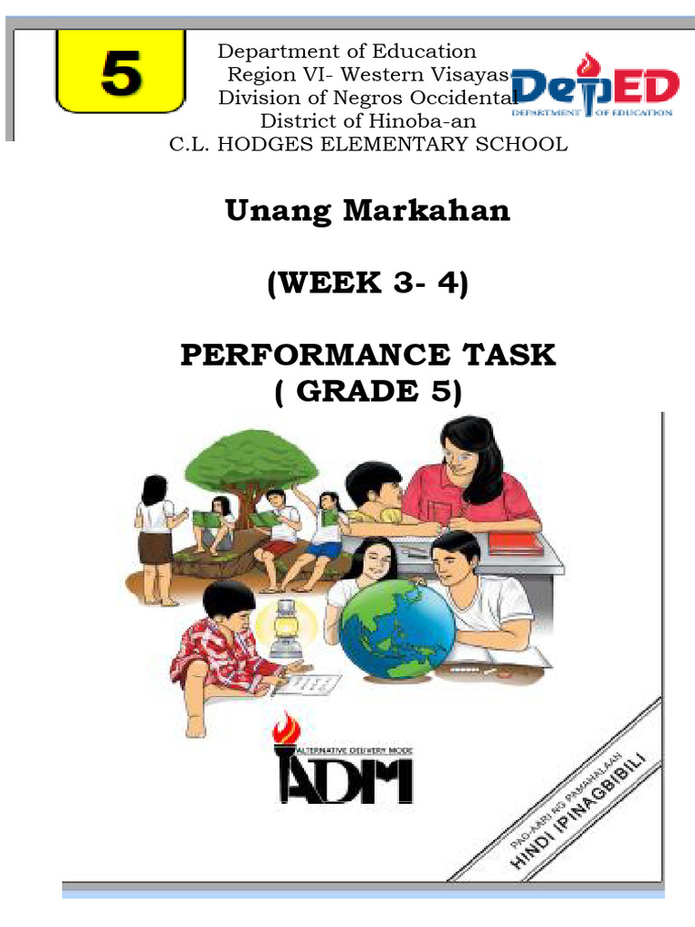 Performance Task Week 3-4 B | PDF