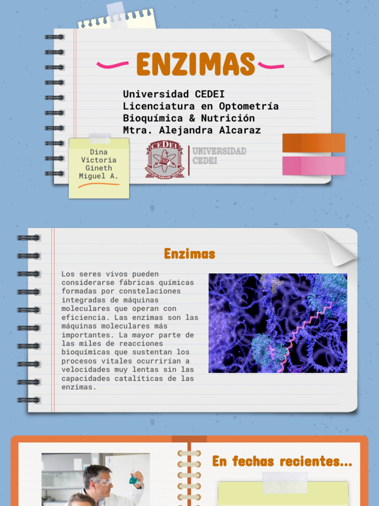 Enzimas | PDF | Inhibidor de la enzima | Enzima