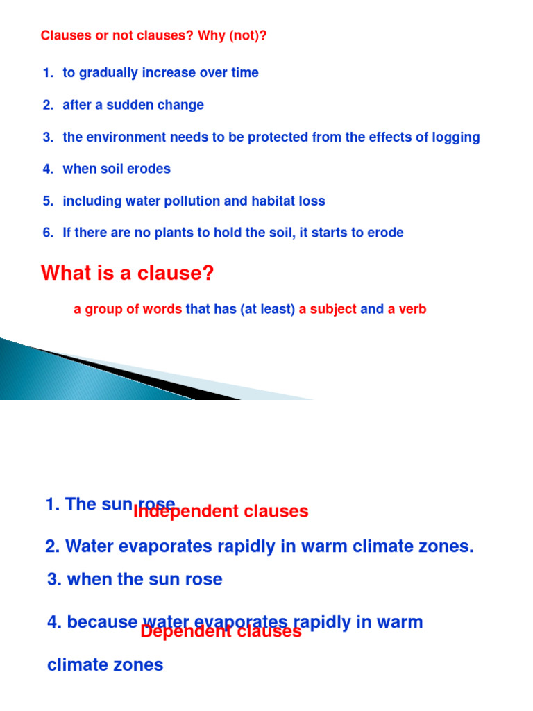 TYPES OF CLAUSES AND SENTENCES | PDF | Sentence (Linguistics) | Clause