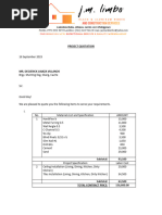 Quotation for Lot Perimeter Fencing | PDF | Business