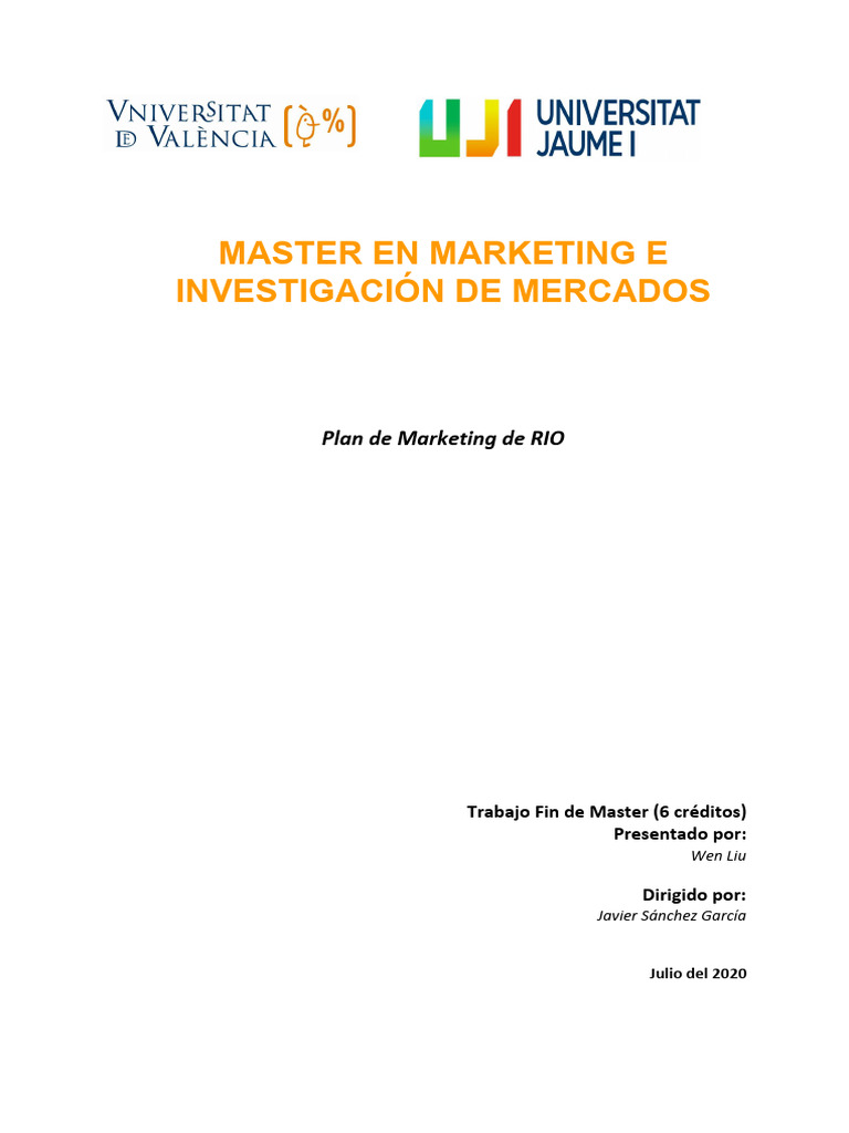 TFM 2020 Wen Liu | PDF | Población mundial | Vino