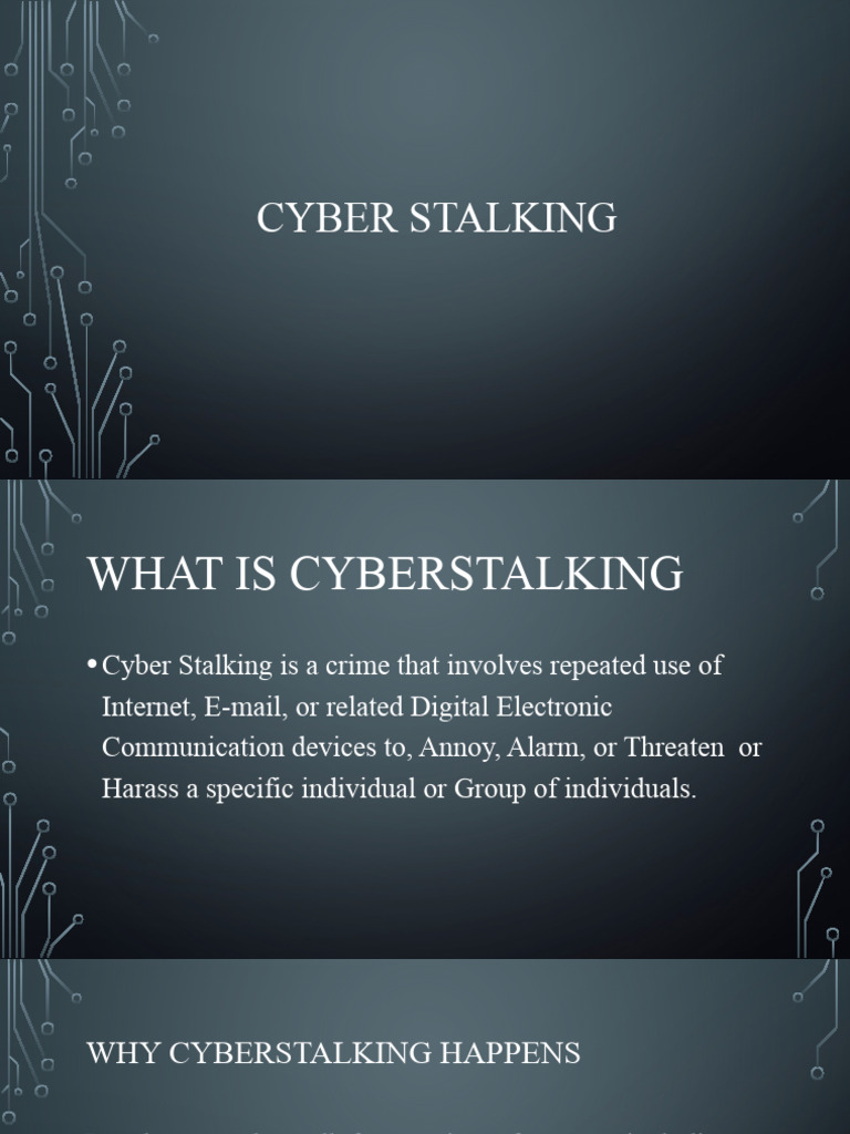 Cyber Stalking | PDF