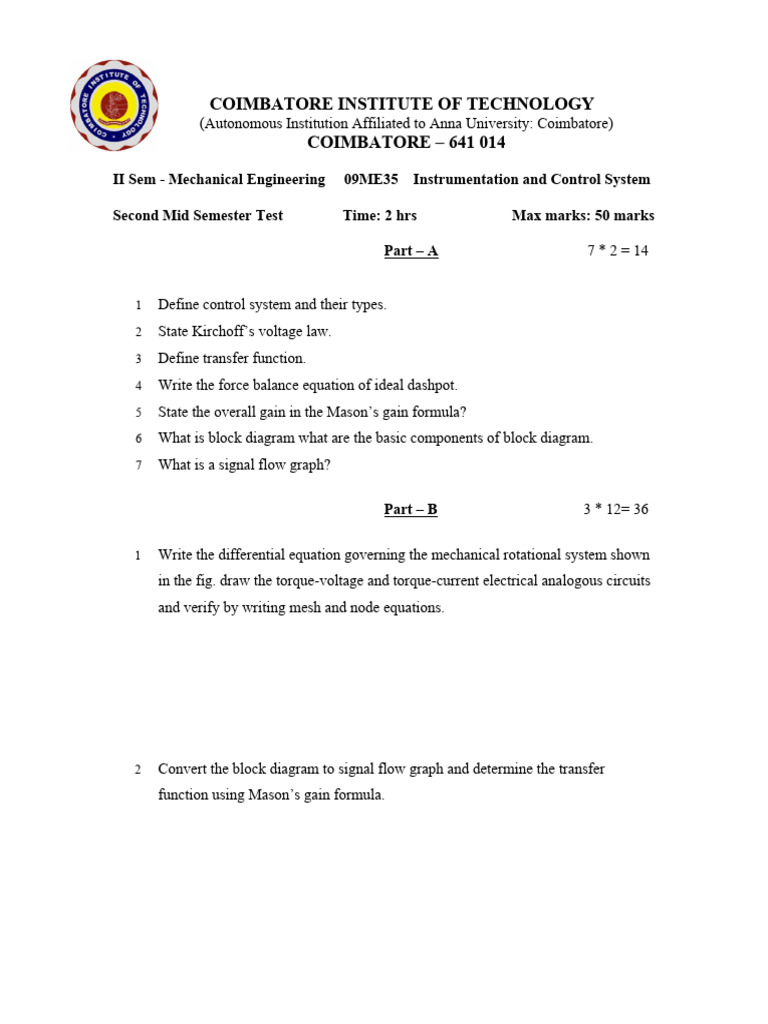 ICS QP Unit IV | PDF