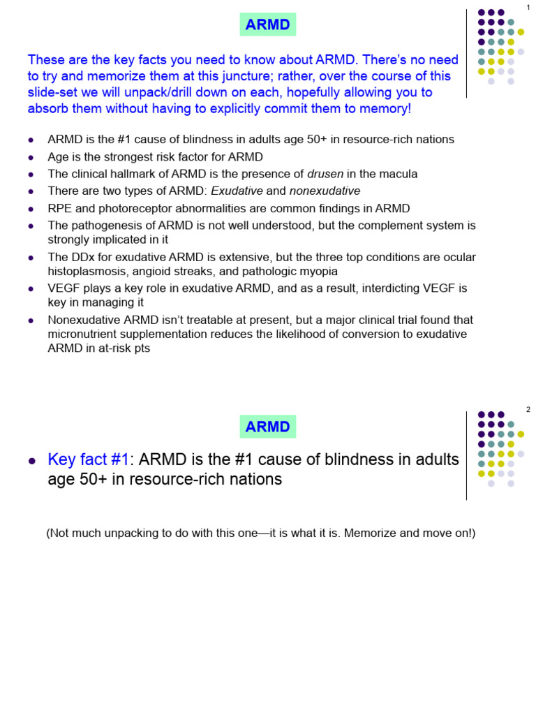 ARMD | PDF | Immune System | Retina