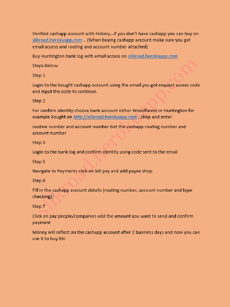 How To Load Cashapp Using Huntington Bank | PDF