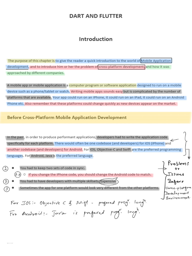 Dart Flutter 1 1 | PDF | Mobile App | Application Software