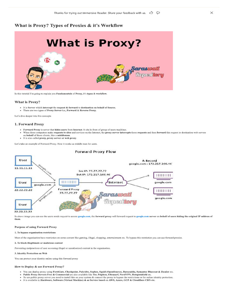 What Is Proxy | PDF