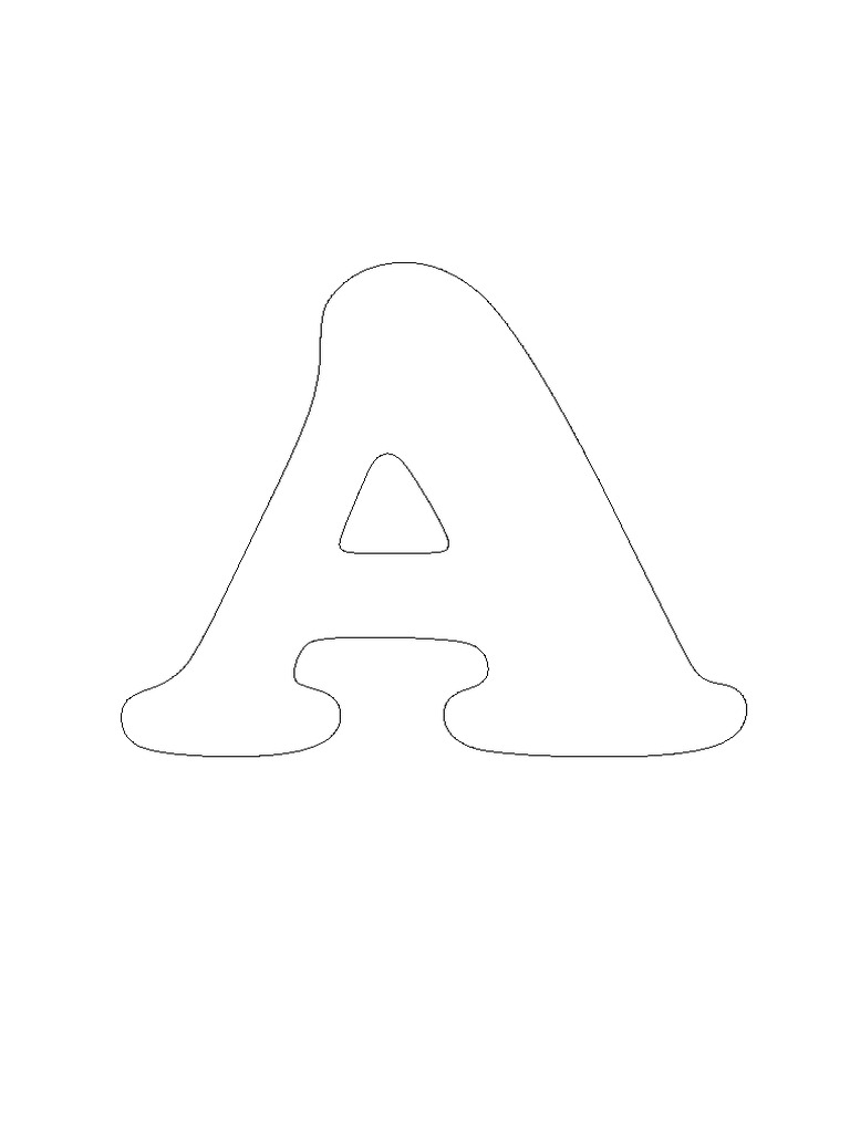 Moldes de Letras Cooper Black PDF | PDF