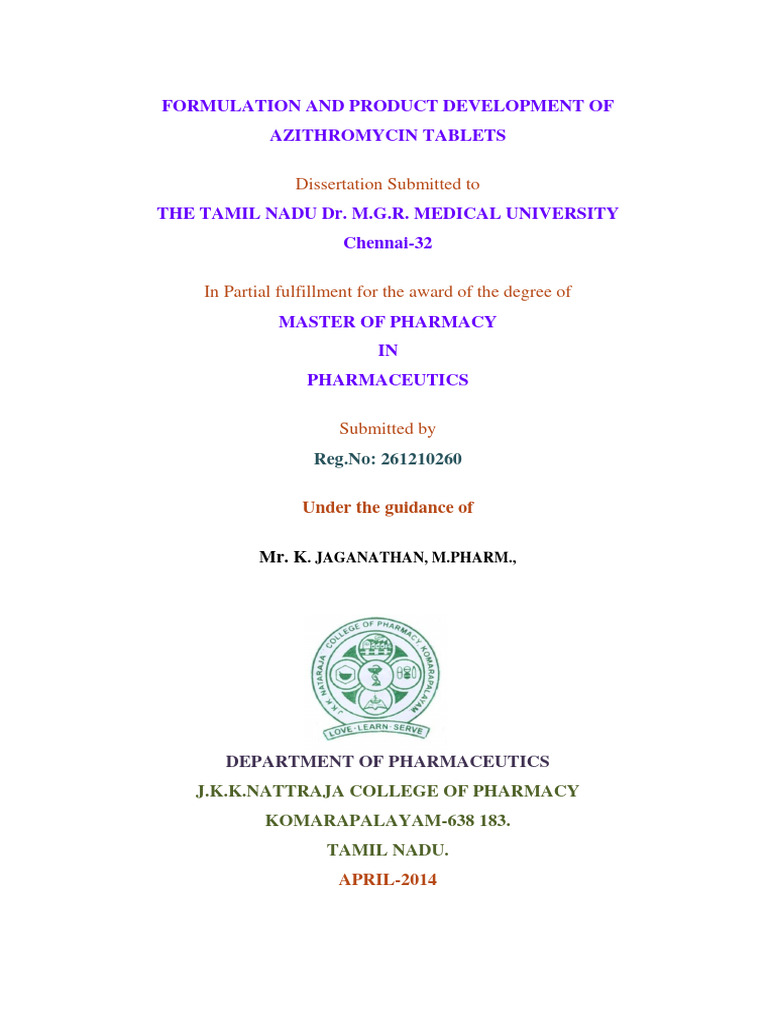 Rajkumar T | PDF | Tablet (Pharmacy) | Pneumonia