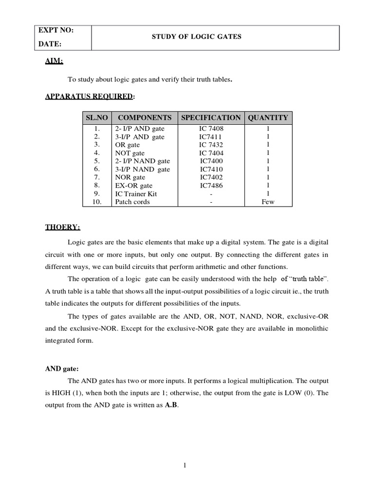 Dpco Lab Manual | PDF | Logic Gate | Subtraction Dpco Lab Manual | PDF | Logic Gate | Subtraction