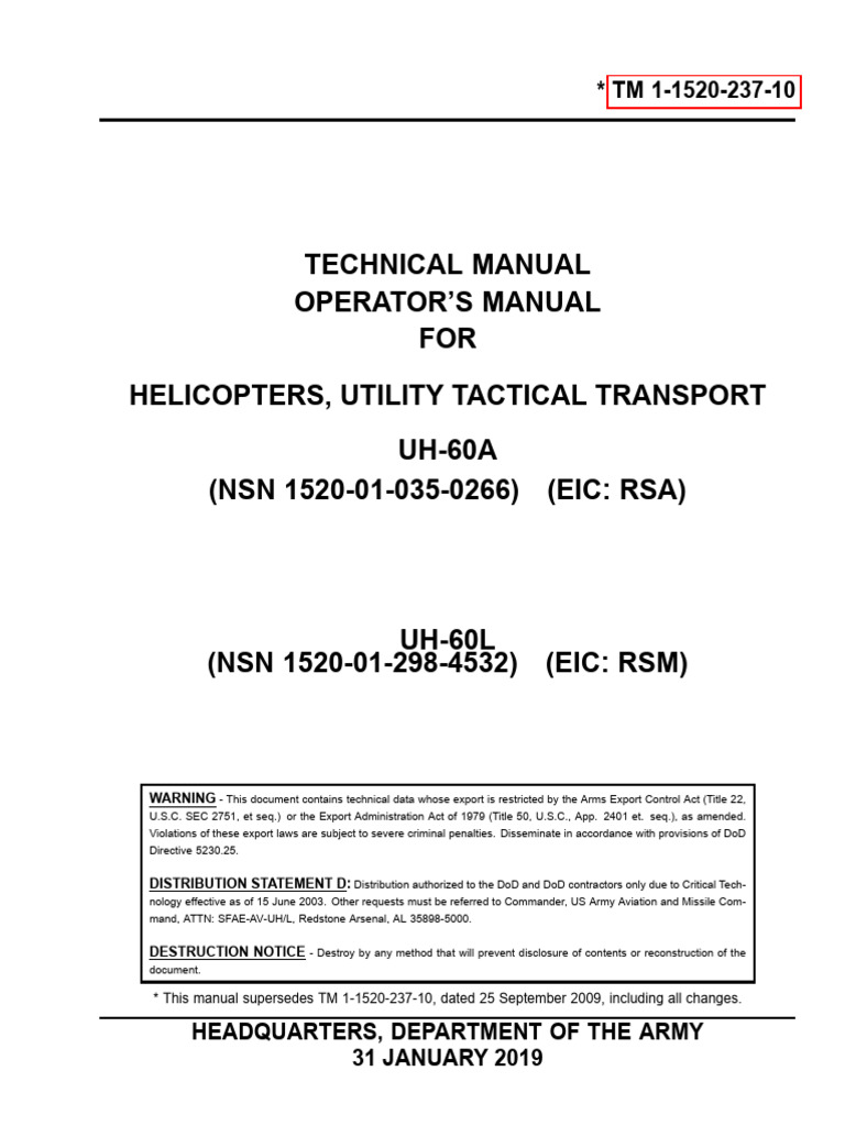 TM 1-1520-237-10 CH2-1 | PDF | Lithium Ion Battery | Infrared