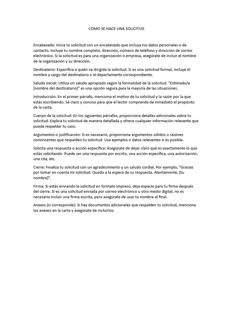 Solicit Ud | PDF | Información