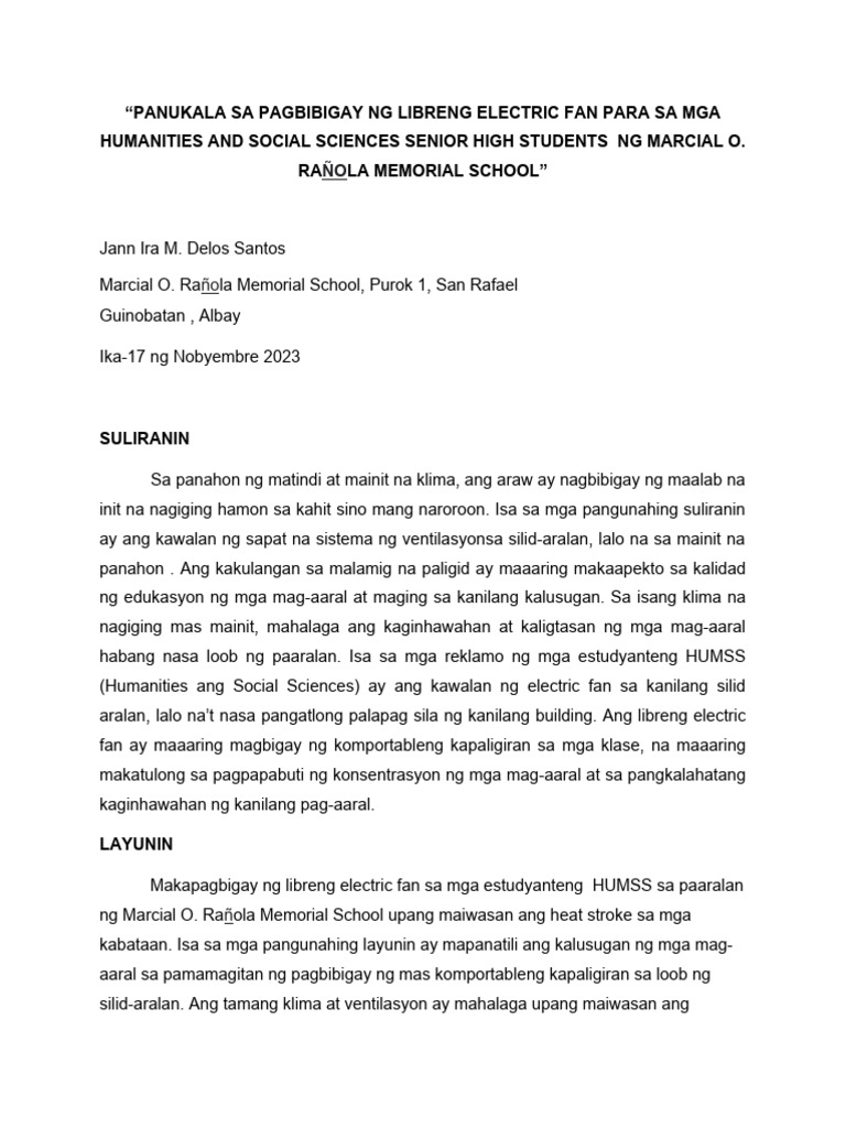 Fil Project Proposal | PDF