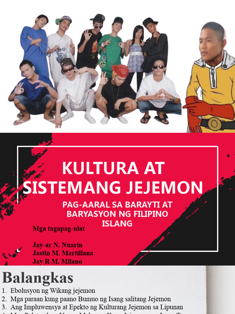 EBOLUSYON NG WIKANG JEJEMON - Pangkat 10 | PDF