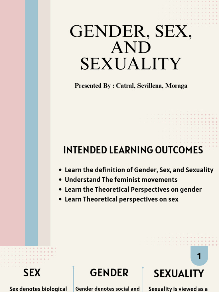 GENDER, SEX, AND SeXUALITY | PDF | Gender | Gender Studies