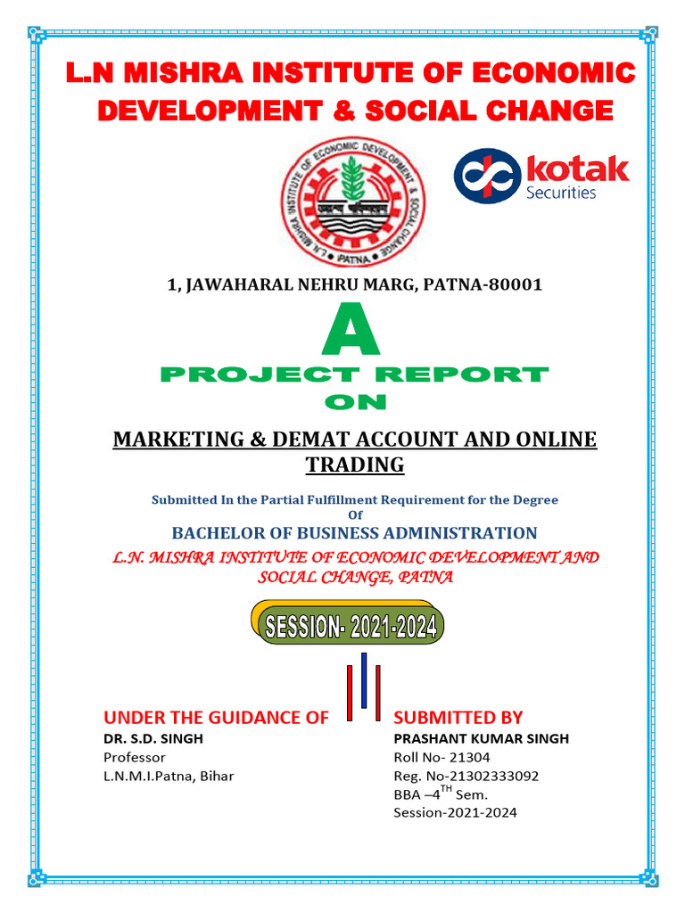 Prashant Kumar Singh Cover Page | PDF