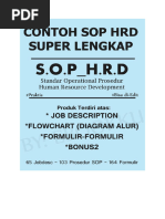Sop HRD Lengkap Dengan Flowchart Dan Formulir | PDF | Karier & Perkembangan | Teknologi & Rekayasa
