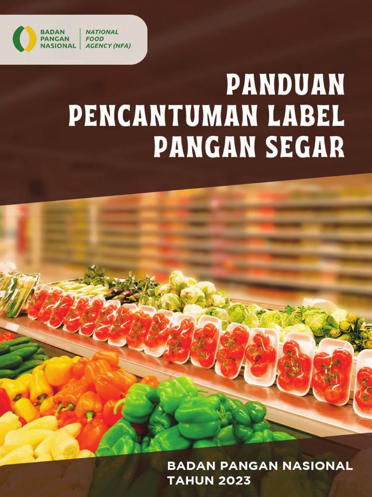 Panduan Label Pangan Segar 2023 | PDF