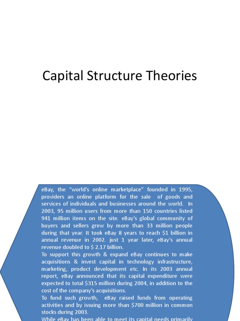 Capital Structure Theories | PDF | Capital Structure | Cost Of Capital