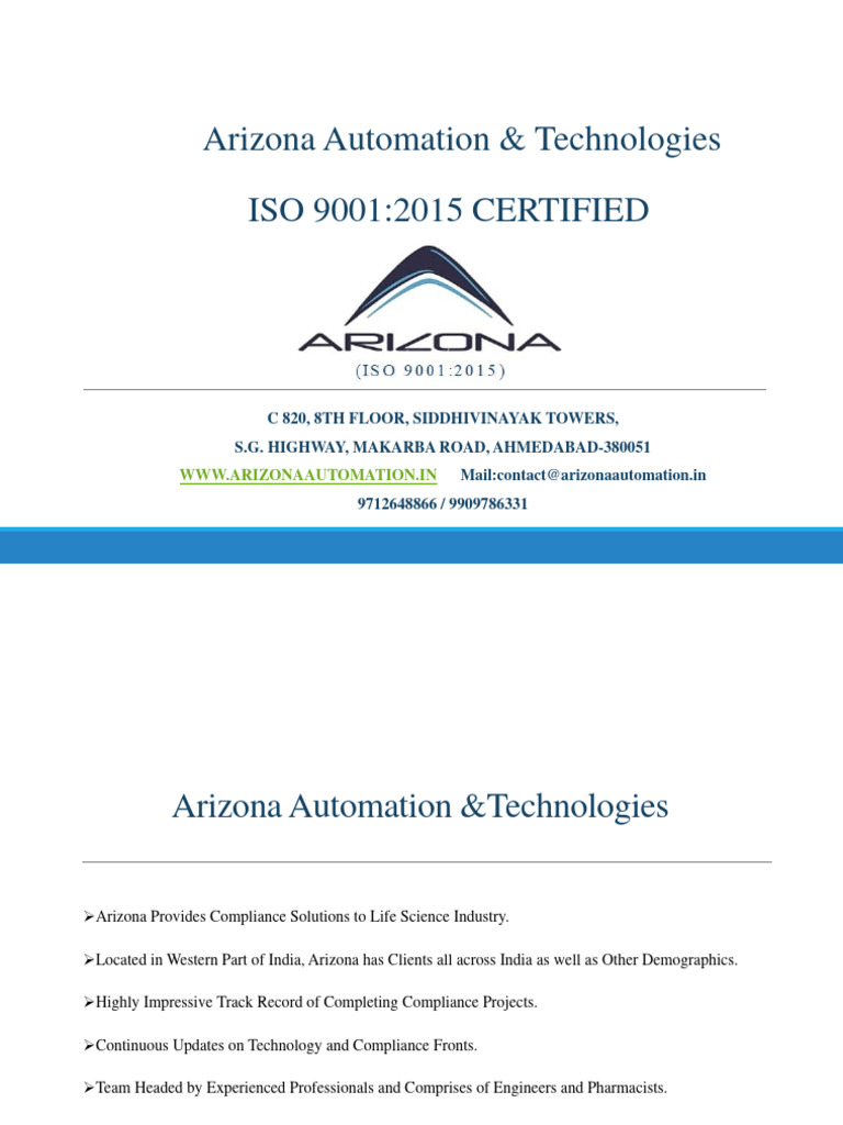 Arizona Presentation 2019 | PDF | Computing