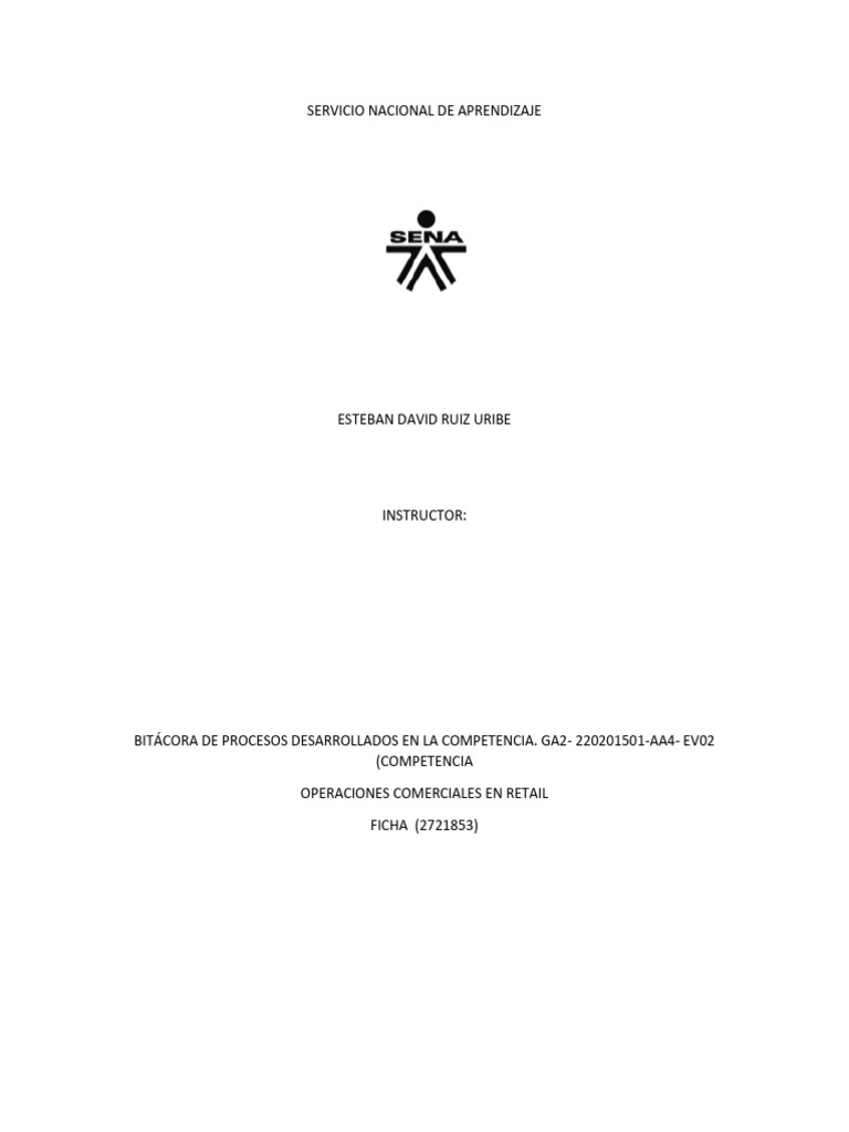 Bitácora de Procesos Desarrollados en La Competencia GA2-220201501-AA4 ...