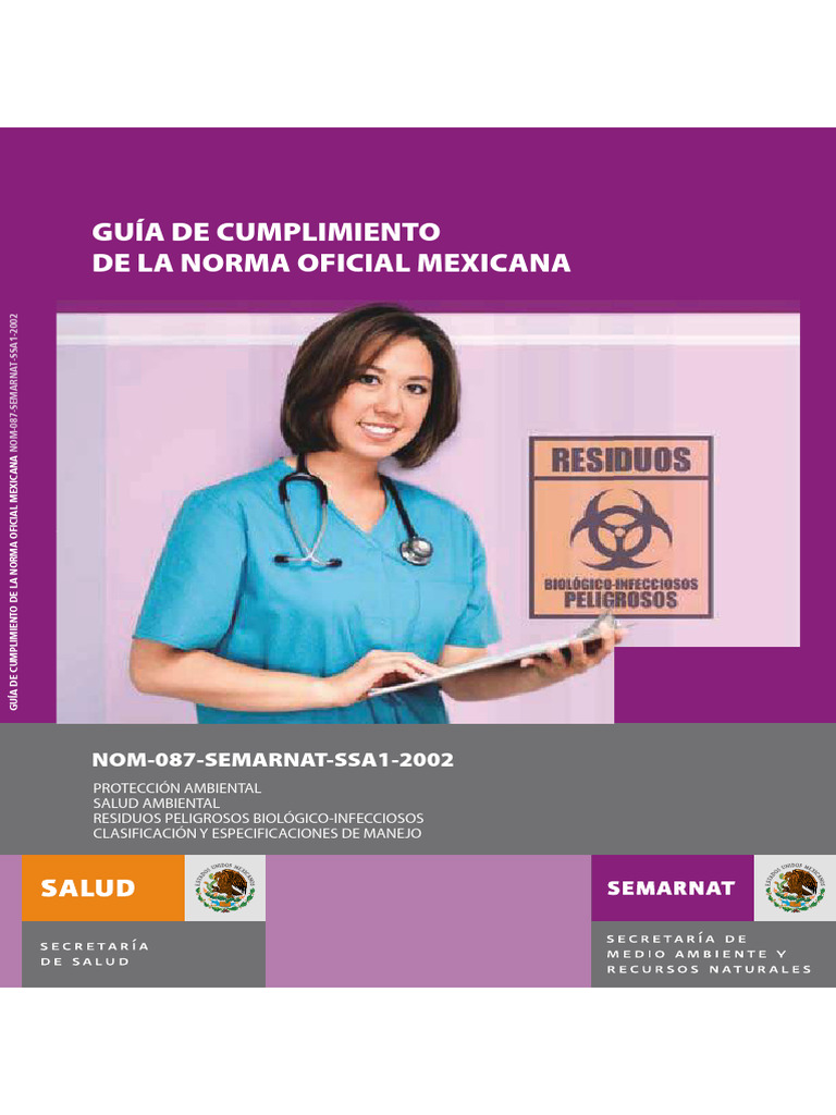 Guia Semarnat Manejo Rpbi | PDF | Residuos | Infección