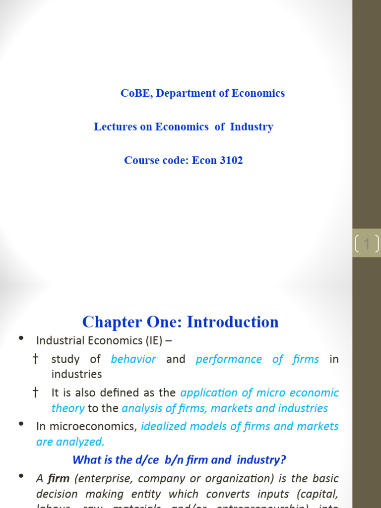 Chap 1 Introduction (IE) | PDF | Market (Economics) | Economics