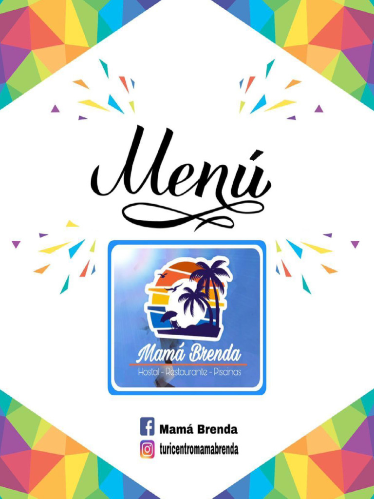Menú de Mamá Brenda | PDF | Cocina de las Americas | Alimentos