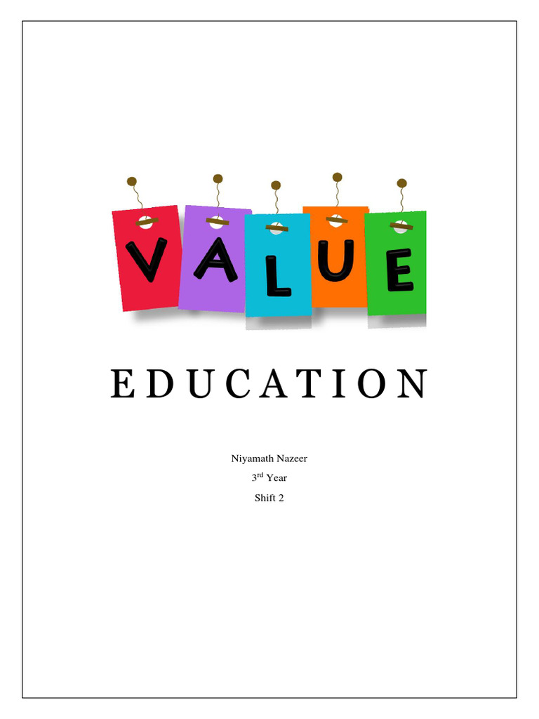Value Education Assignment | PDF | Humility | Sustainability Value Education Assignment | PDF | Humility | Sustainability