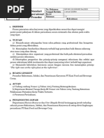 Sop Rekrutment Karyawan | PDF