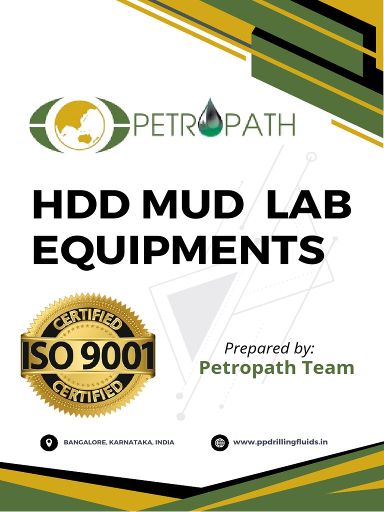 HDD Mud Lab Equipment Brochure-1 (1) (1) (1) - 1 | PDF | Chemistry | Physical Sciences