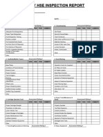 OHS Monthly Report Template | PDF | Audit | Safety