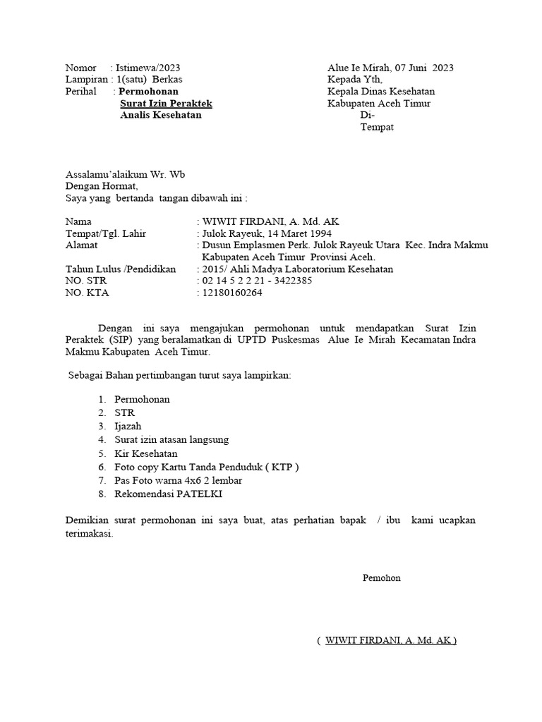 Perpanjangan SIKP Perawat | PDF | Kesehatan Holistik