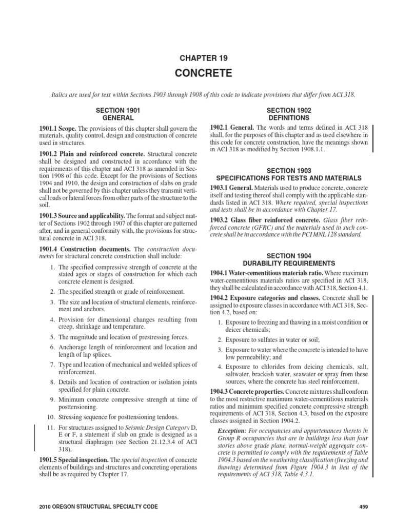 Chapter 19 - Concrete - 2 | PDF | Concrete | Pipe (Fluid Conveyance)