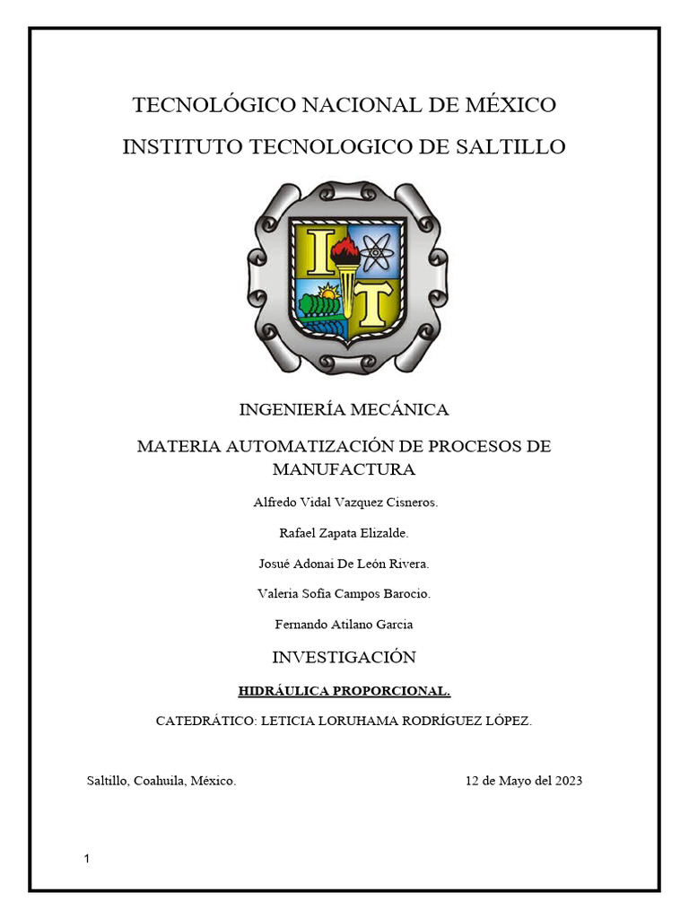 Tarea Procesos Loruhama | PDF | Solenoide | Ingeniería