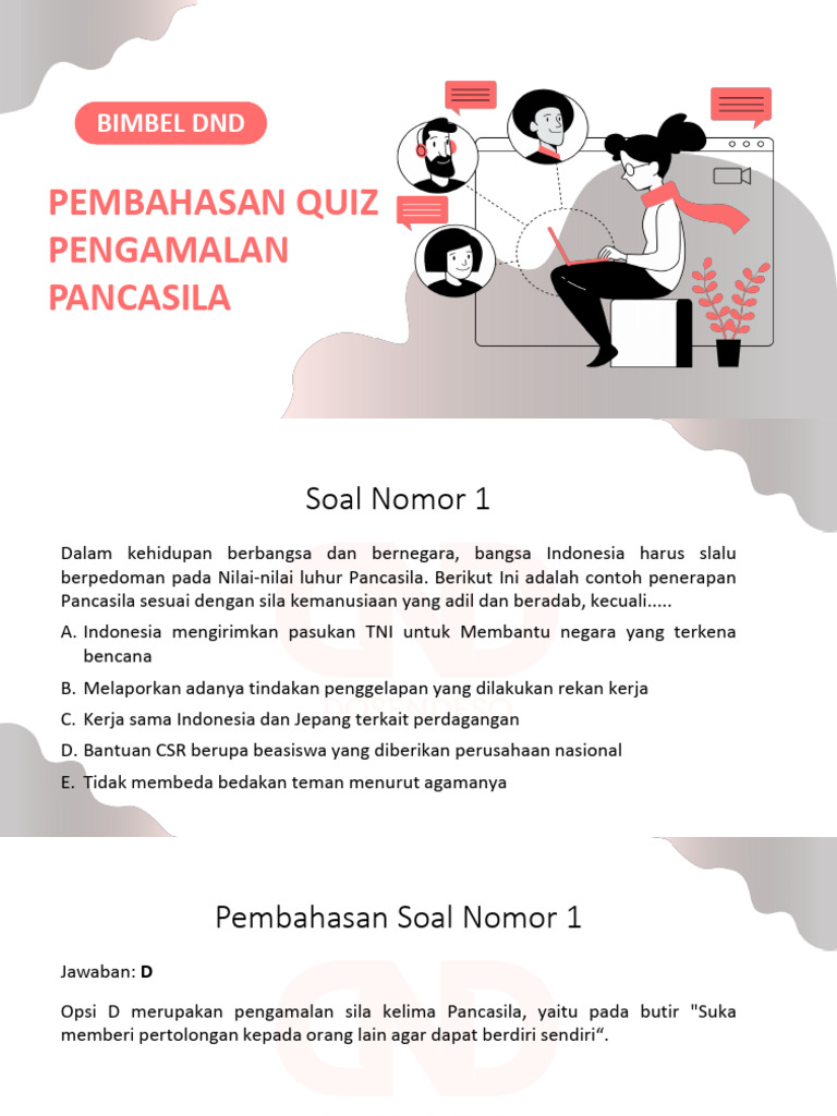 Pembahasan Pengamalan Pancasila B9 | PDF